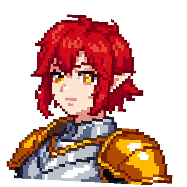 Elf Portrait Pack Asset - Pixelart / Pixel Art sprite Bust Men and Women RPG Visual Novel by ...