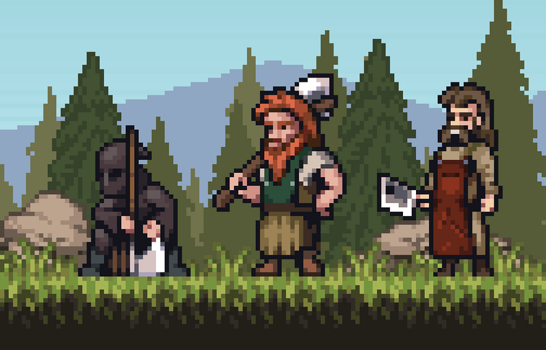 100+ Pixel Art Characters - NPC Pack by GandalfHardcore