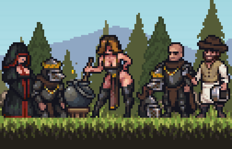 Added 9 new NPCs! - 100+ Pixel Art Characters - NPC Pack by GandalfHardcore