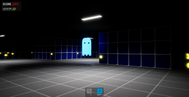 Pacman 3D First Person Horror Game by Paper Shreds
