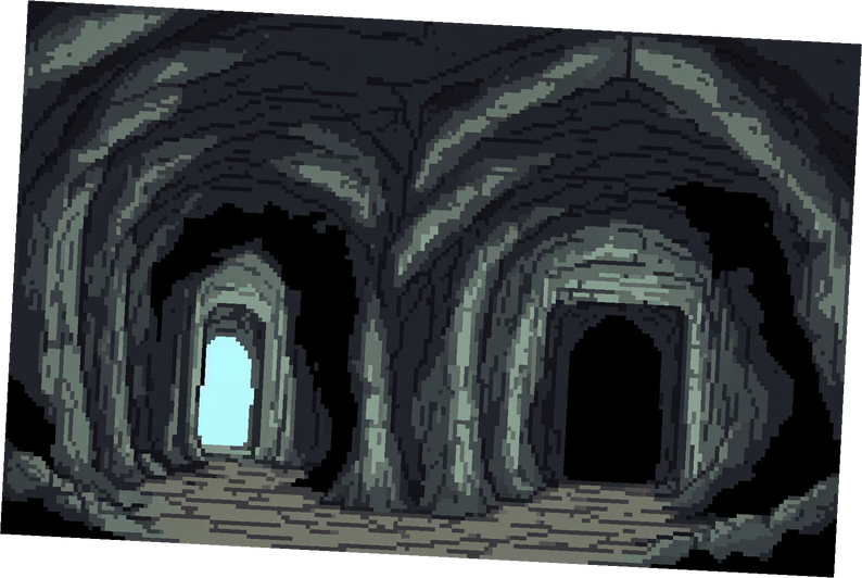 6 beautiful Dark Cave Backgrounds Assets - Pixelart / Pixel Art sprite ...