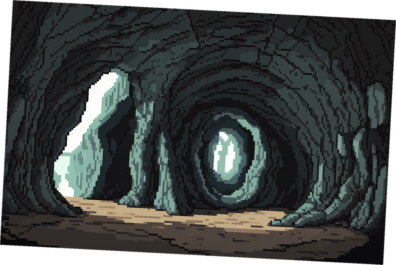 6 beautiful Dark Cave Backgrounds Assets - Pixelart / Pixel Art sprite ...