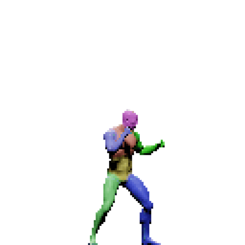 FREE Male Realistic Pixel Art Template Sprite Pack by Pixel Moon