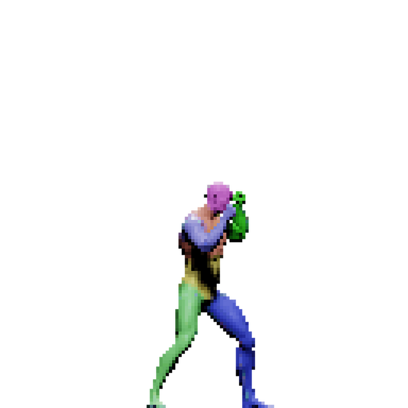 FREE Male Realistic Pixel Art Template Sprite Pack by Pixel Moon