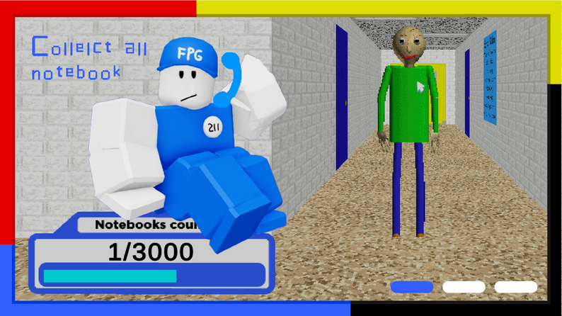 Baldi's Basics With 3000 Notebooks! by First PrizeGames