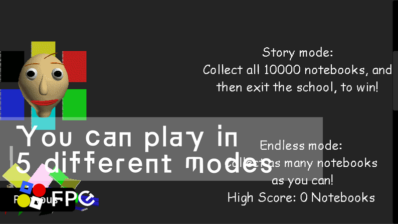 Baldi's Basics with 1000-10000 Notebooks! by First PrizeGames