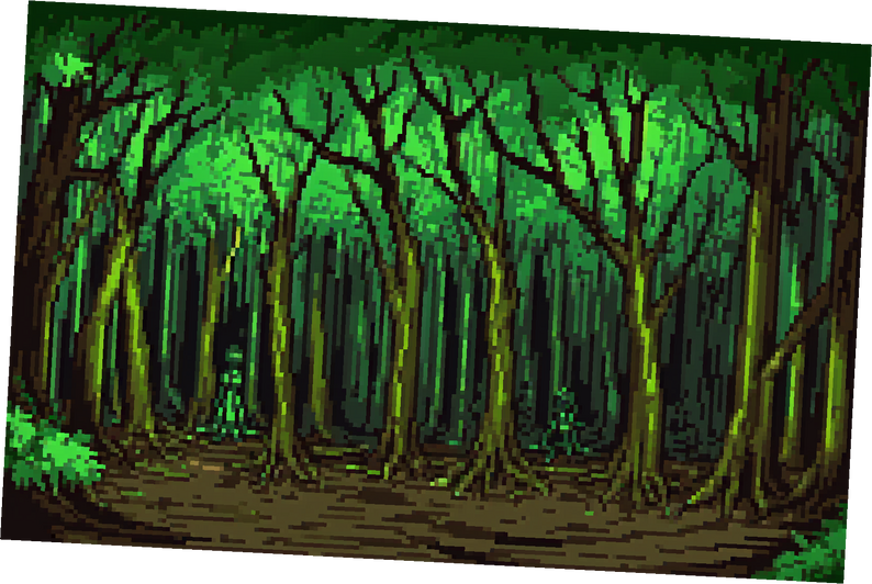 5 beautiful Forest Backgrounds Assets - Pixelart / Pixel Art sprite ...