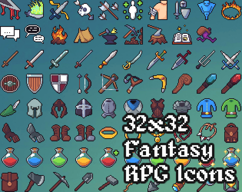 Shikashi's Fantasy Icons Pack (FREE) by shikashipx