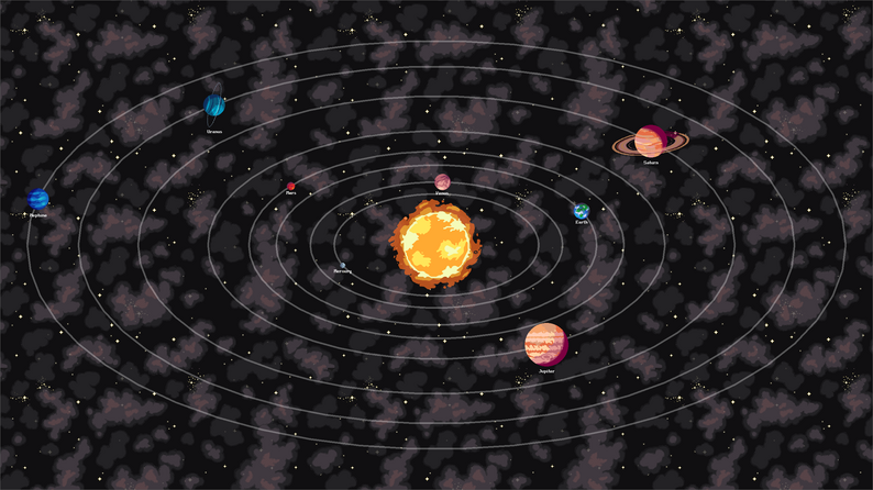 ☀️ Pixel Solar System by 🌻Helianthus Games🌻