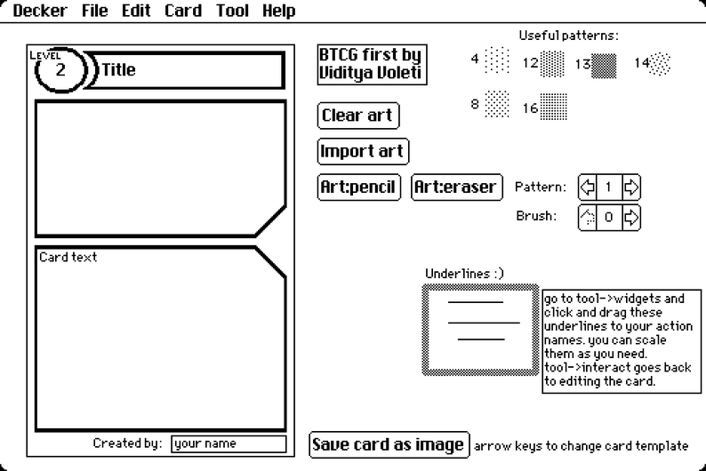 BTCG Card Maker by Robot Face