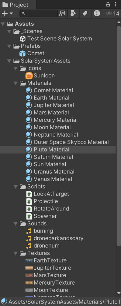 Solar System Demo Project by PlayboiCardy