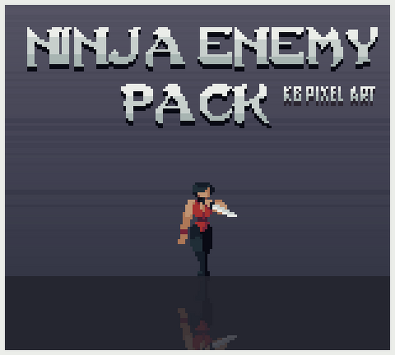 Ninja Enemy Pack by KBPixelArt