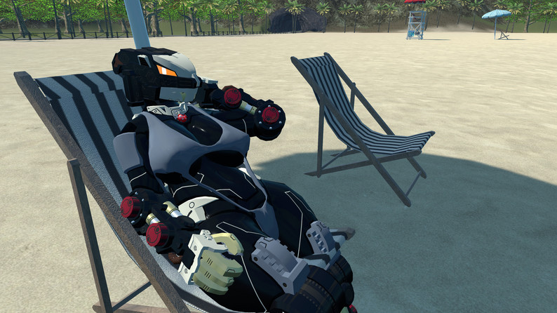 White Liger - Mecha Furry - PC VRChat Avatar by EWhyArt