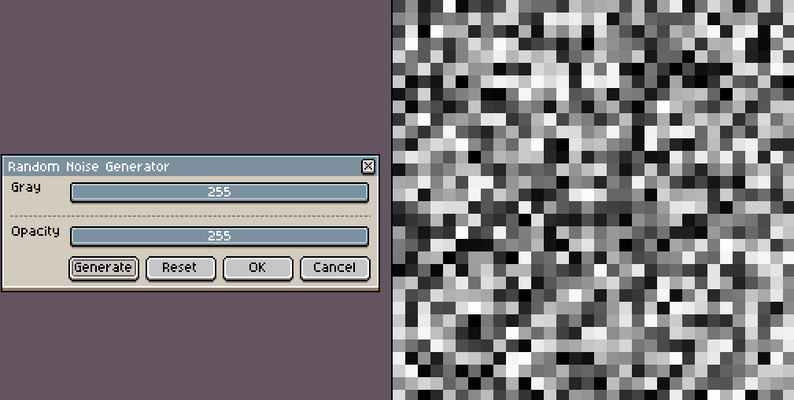 Random Noise Generator for Aseprite by Spitfireleet