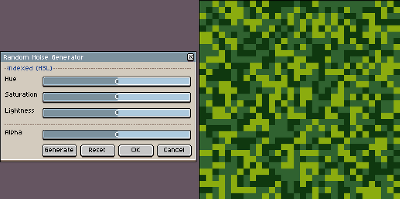 Random Noise Generator for Aseprite by Spitfireleet