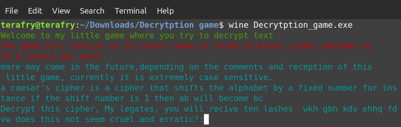 Decryption fun by Terafri