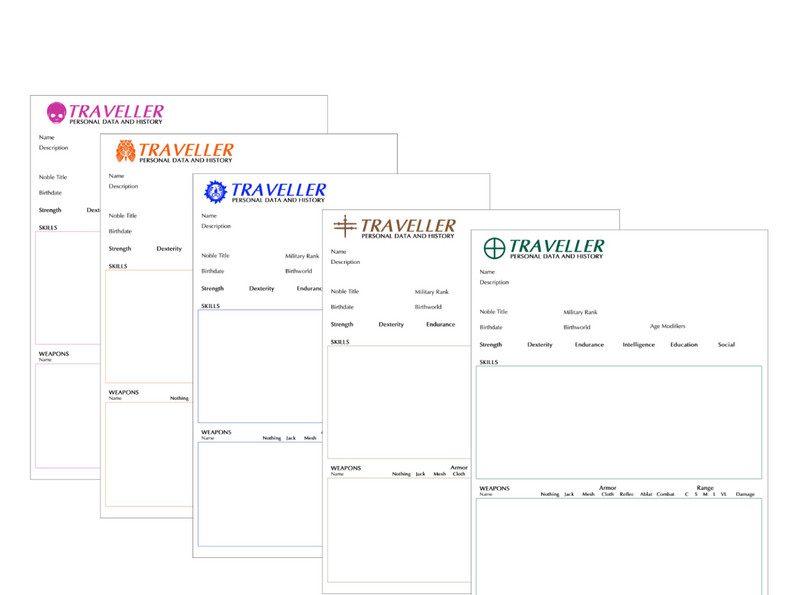 Classic Traveller - Custom character sheets by ng76