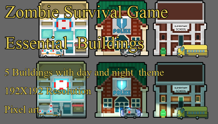 Zombie SURVIVAL ESSENTIAL BUILDING PACK by Cubenom