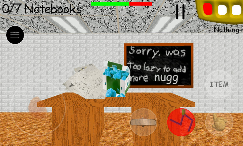 Baldi loves nuggs by Kouggu8is