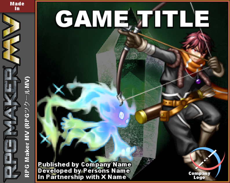 RPG Maker Itch.Io Boxart Template Pack by TheUnproPro