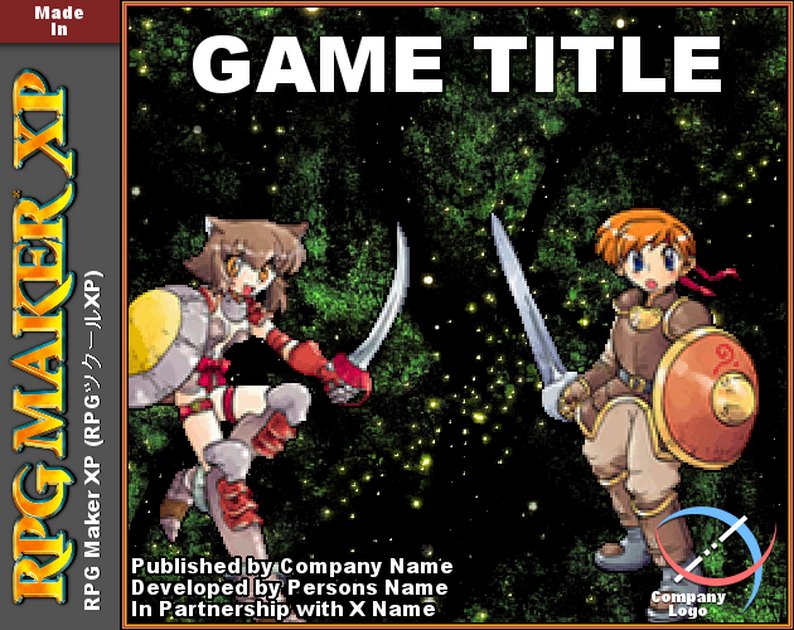 RPG Maker Itch.Io Boxart Template Pack by TheUnproPro