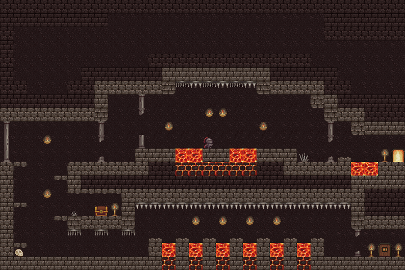 Pixel Dungeons Asset Pack + Knight Sprite [32 x 32] by GTORAVERSE