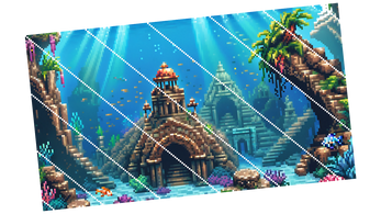14 Undersea World Backgrounds Assets - Pixelart / Pixel Art Asset Pack ...