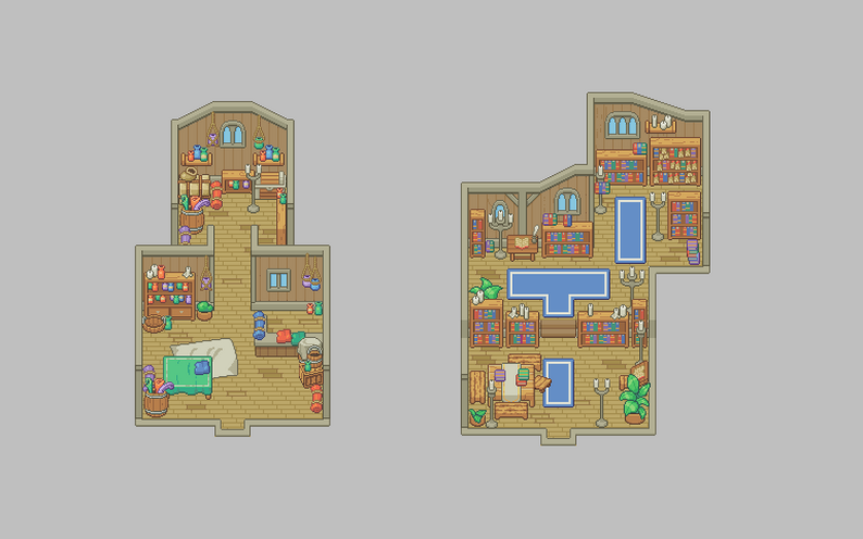 The Fantasy Tileset - Medieval Interiors by Ventilatore