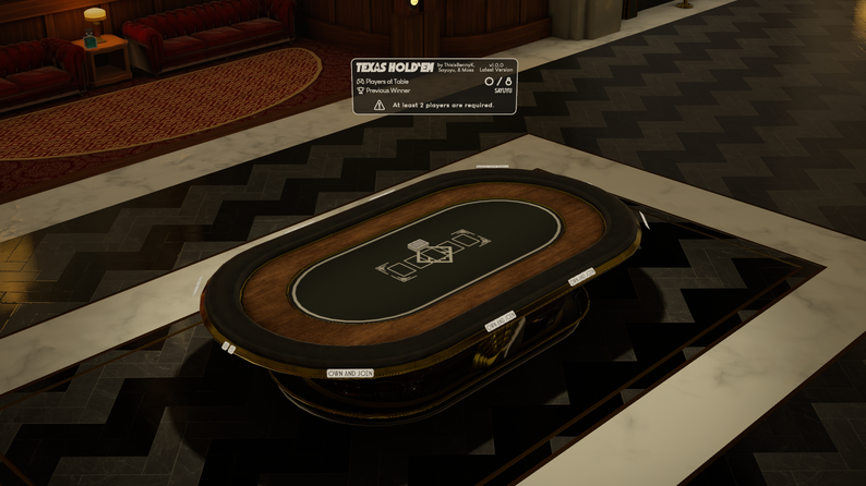 Texas Hold'em for VRChat by ThisIsBennyK