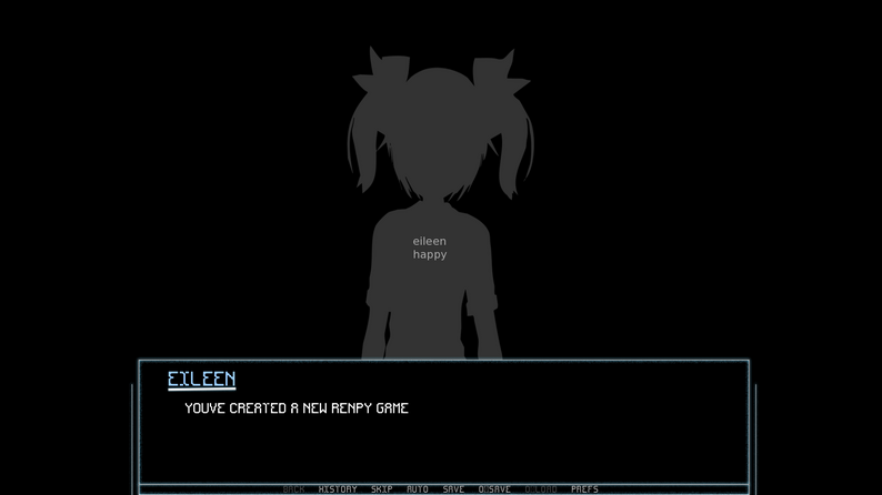 Simple Sci-fi Ren'py GUI by RainingNight