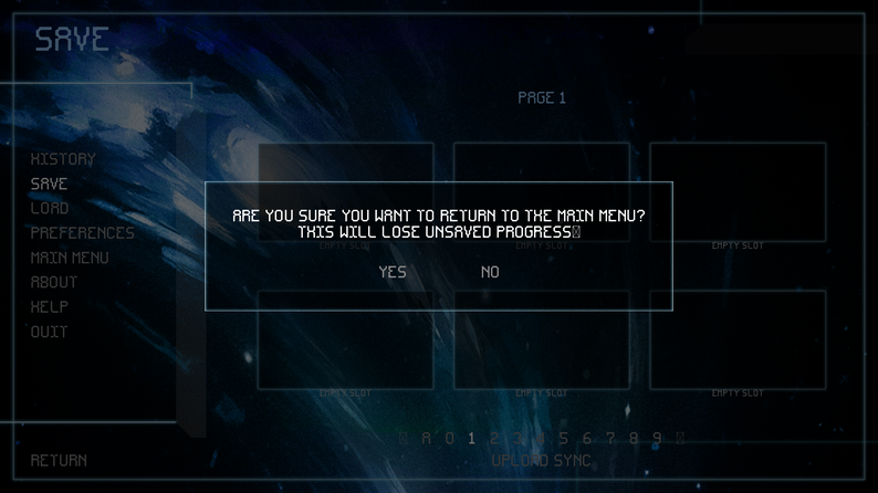Simple Sci-fi Ren'py GUI by RainingNight