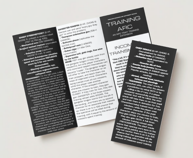 FEAST #8: TRAINING ARC by eat grass fool