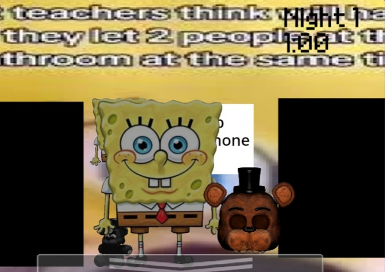 One night at freaky bob by Spongeboyahoy92