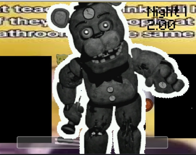 One night at freaky bob by Spongeboyahoy92