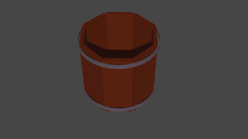 Low Poly Bucket by Purple Sands Studio