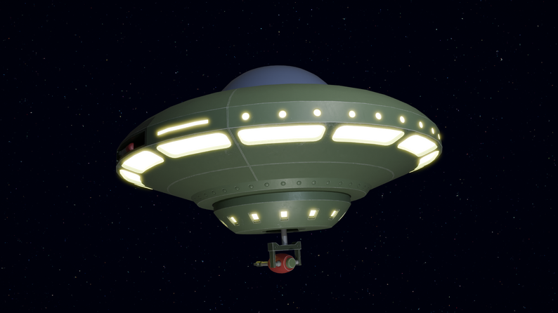 UFO Battleship 3D model by FlexUnit