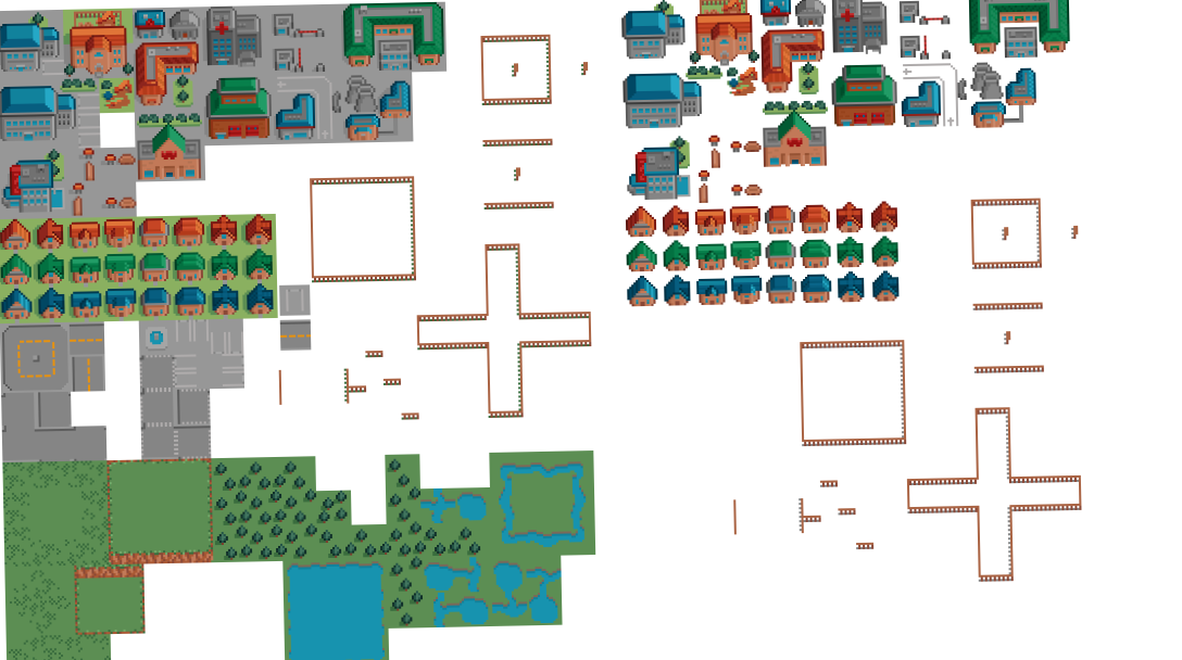 Mini City Builder 16x16 Asset Pack by QwaukStak