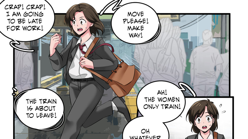 Women's Only Train by MeowWithMe