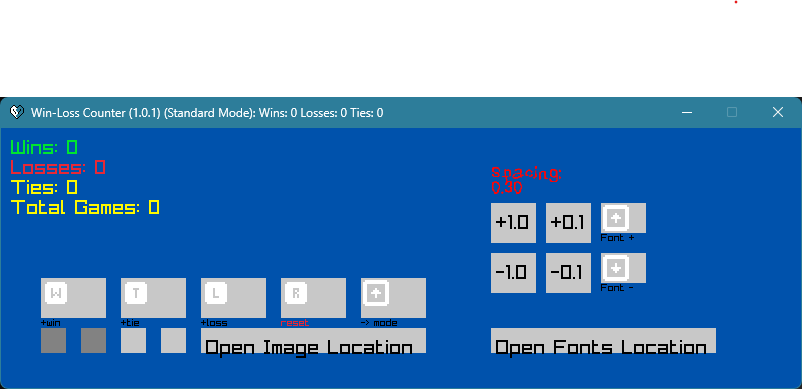 Win-Loss Counter by Isaac