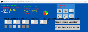 Win-Loss Counter by Isaac