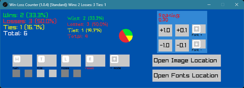 Win-Loss Counter by Isaac