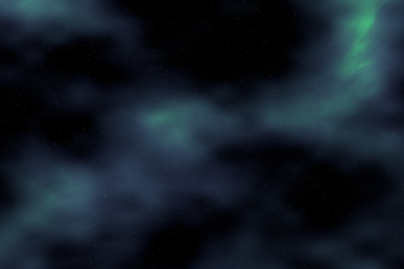 Procedural Space Background by FlexUnit