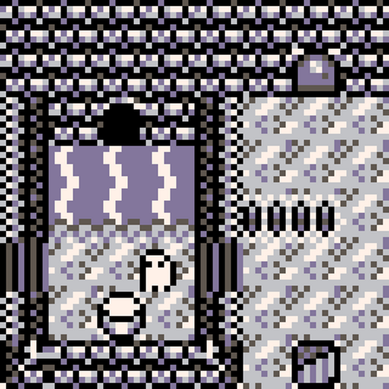 Monochrome Pixelmon 8x8 Tileset by taxicomics