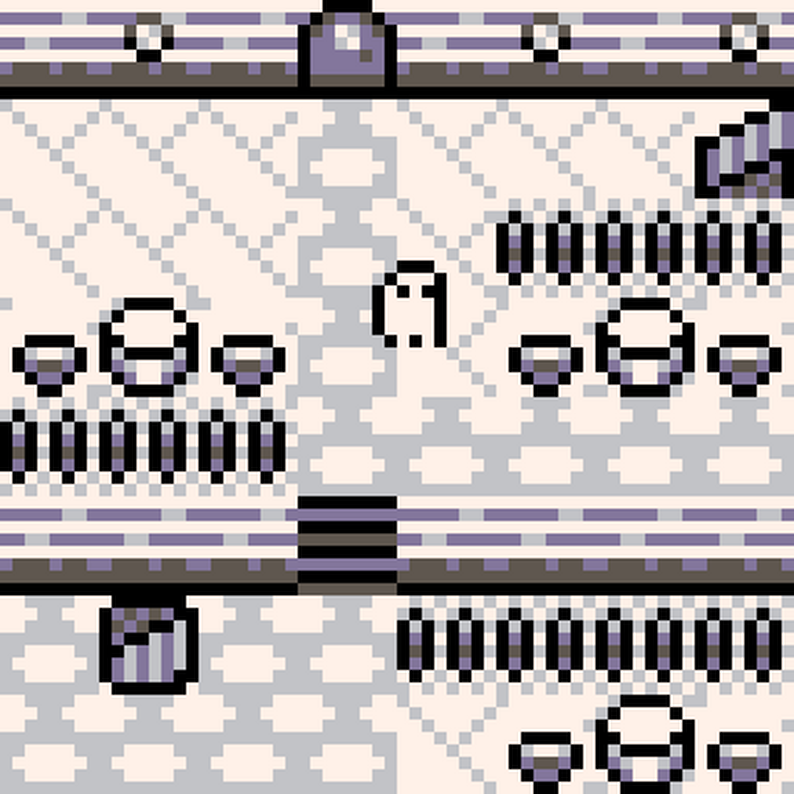 Monochrome Pixelmon 8x8 Tileset by taxicomics