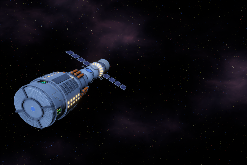 Sci-Fi Space Station by FlexUnit