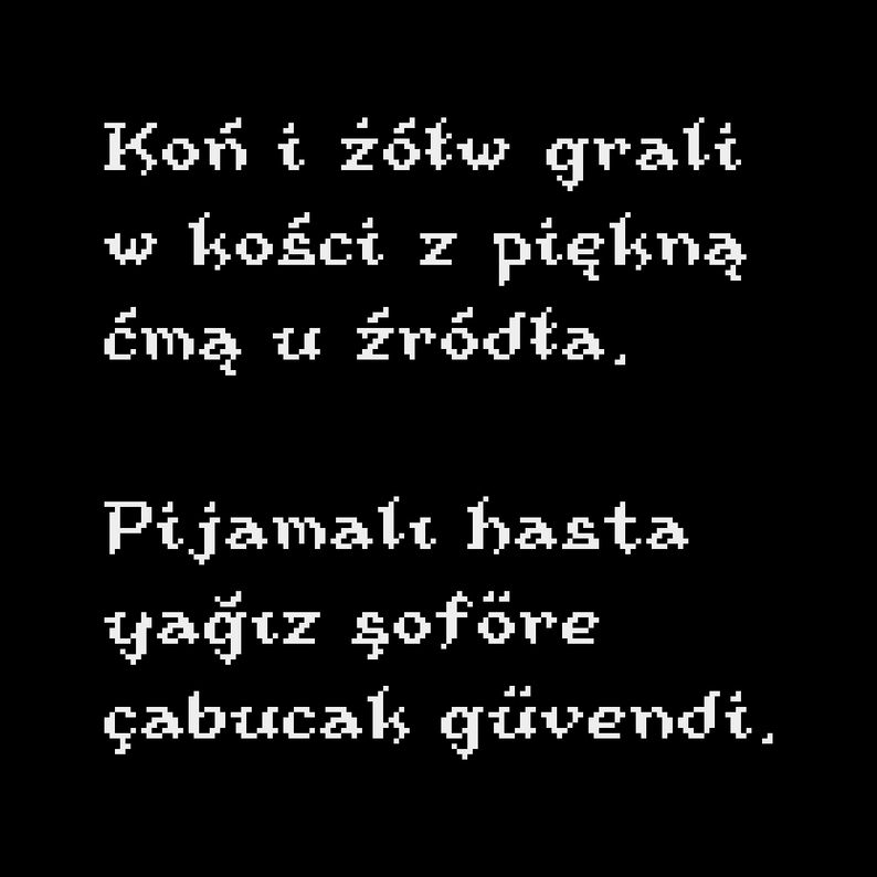 Pixel Font - OUTFLANK by somepx