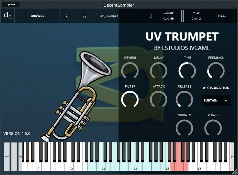 UV Trumpet VST Plugin for Decent Sampler by UV Intrumental by Estudios ...