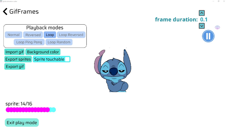 Sprite animation cutter by Eli Developer