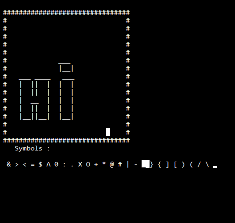 ASCII ART DRAWER by Gabriel - S