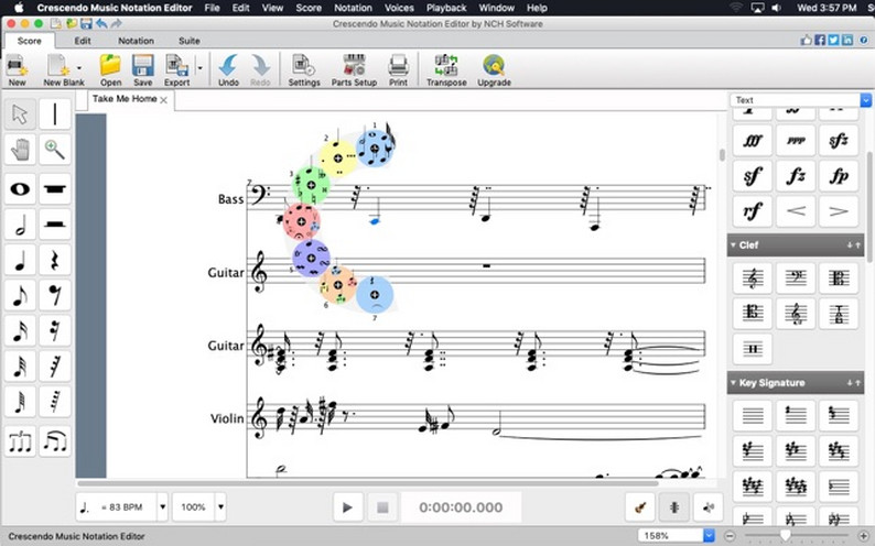 Crescendo - Music Notation Software - NCHsoftware by NCHSoftware